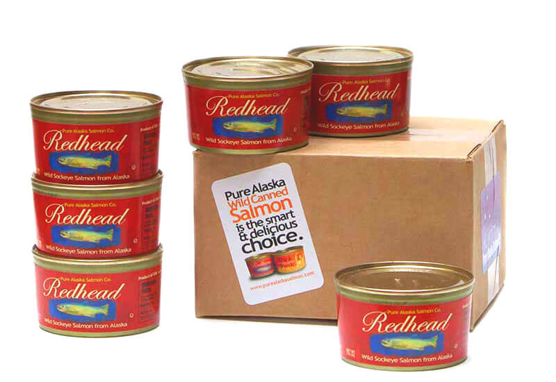Redhead Wild Alaska Sockeye Salmon - Traditional | Pure Alaska Salmon ...